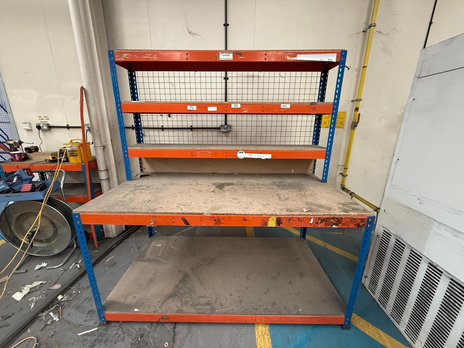 Dexion P90 Warehouse Workshop Storage Shed Garage Pallet Racking frame ...
